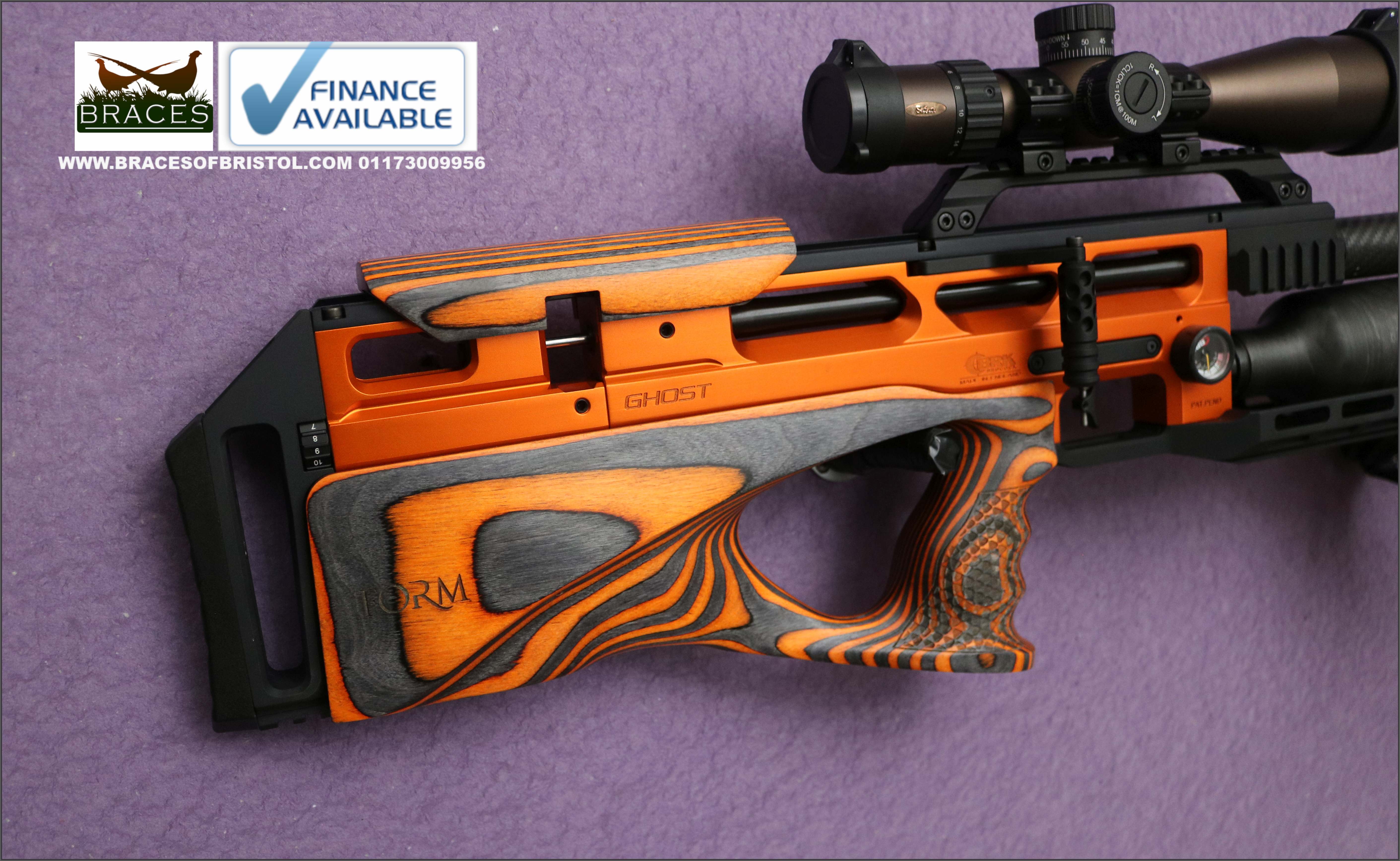 Brocock Ghost Plus Custom Monster Set Up Blaze .177 - Braces of Bristol
