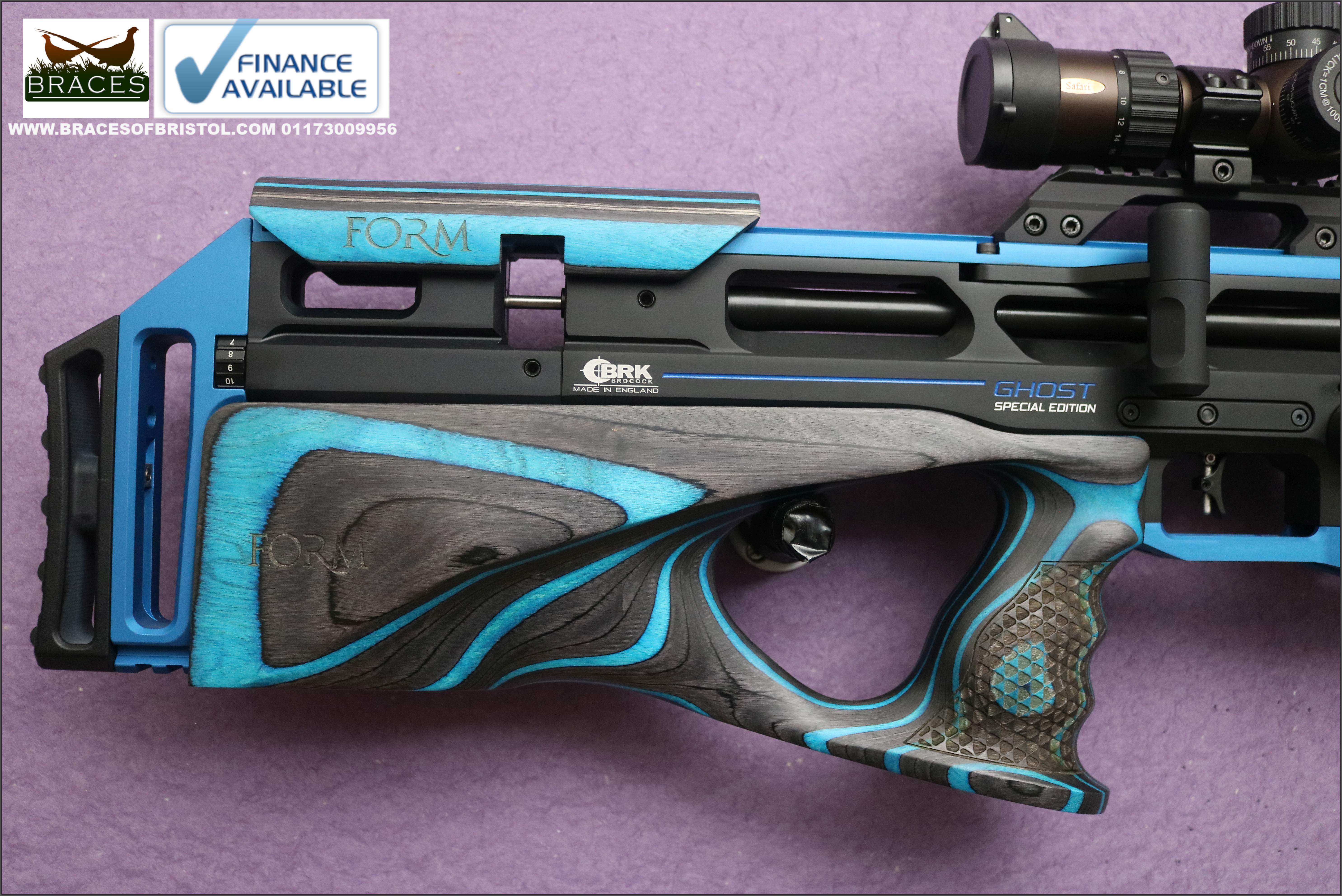 Brocock Ghost Plus Custom Monster Set Up Blue .177 - Braces of Bristol