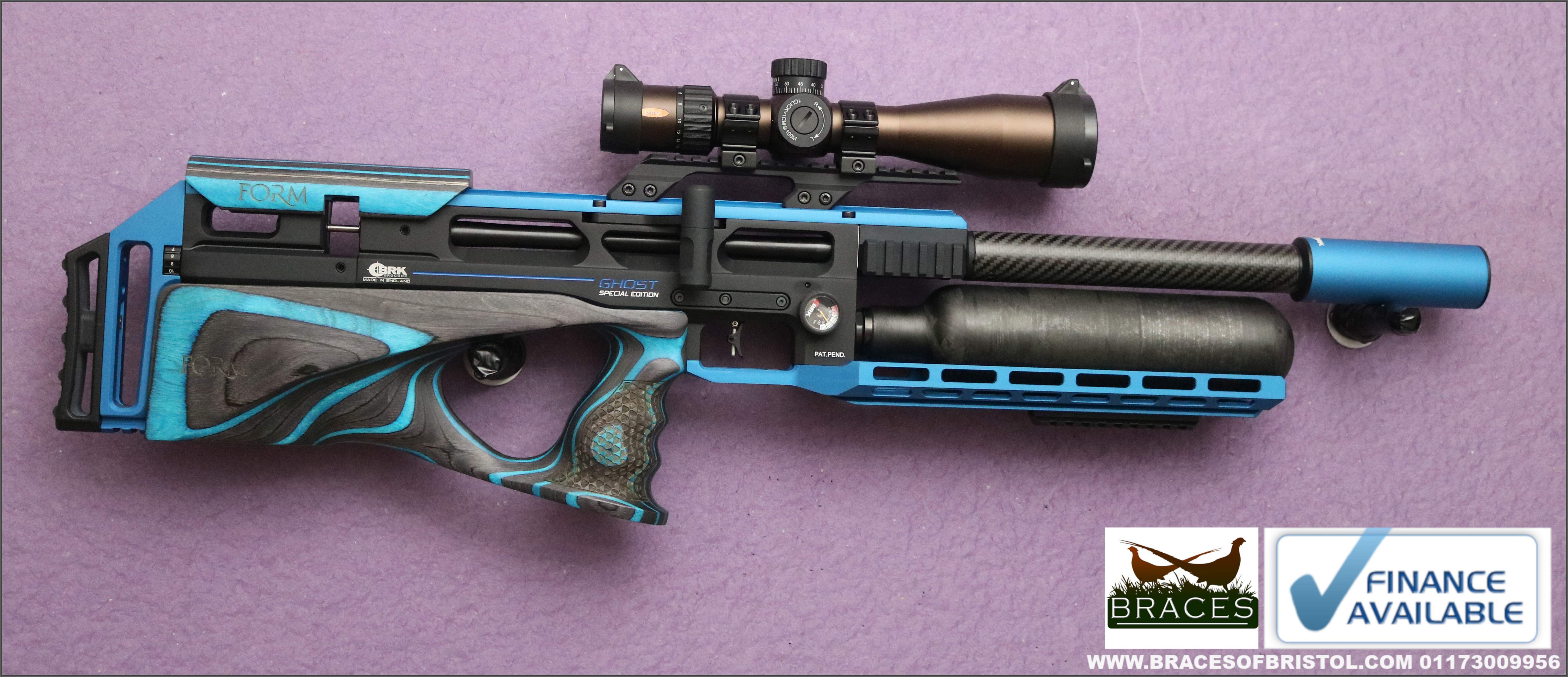 Brocock Ghost Plus Custom Monster Set Up Blue .177 - Braces of Bristol