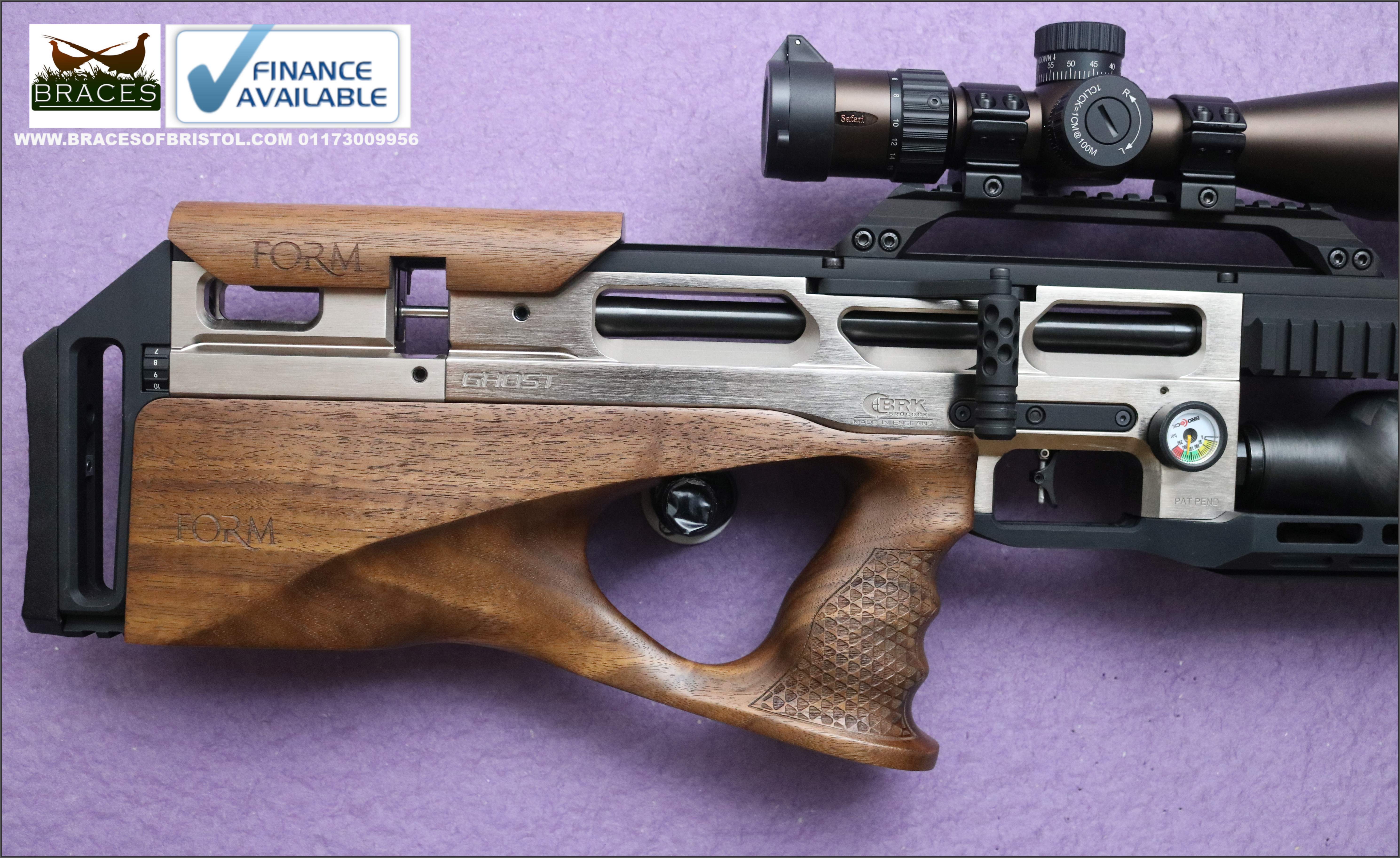 Brocock Ghost Plus Custom Monster Set Up Silver .177 - Braces of Bristol