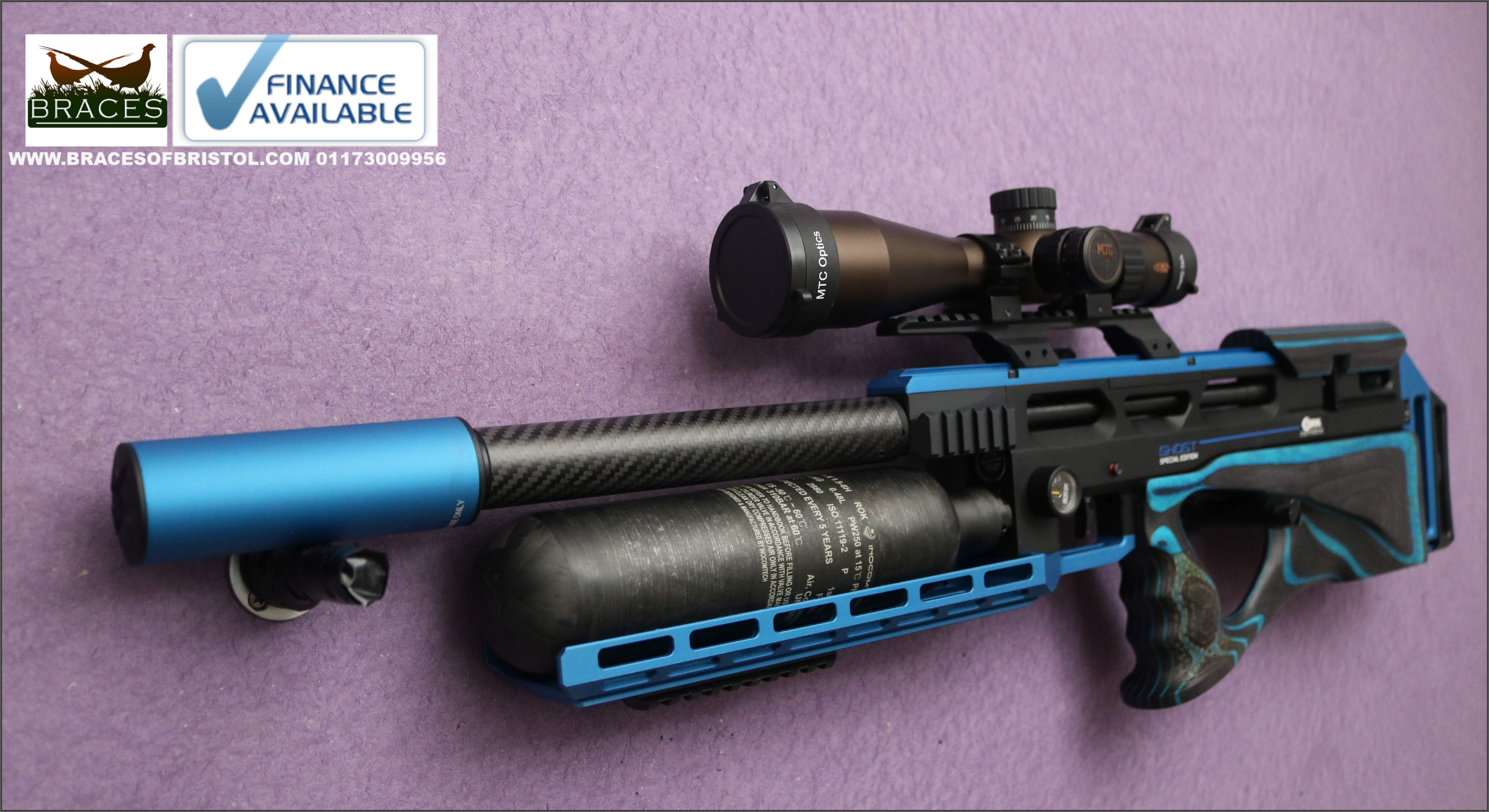 Brocock Ghost Plus Custom Monster Set Up Blue .177 - Braces of Bristol