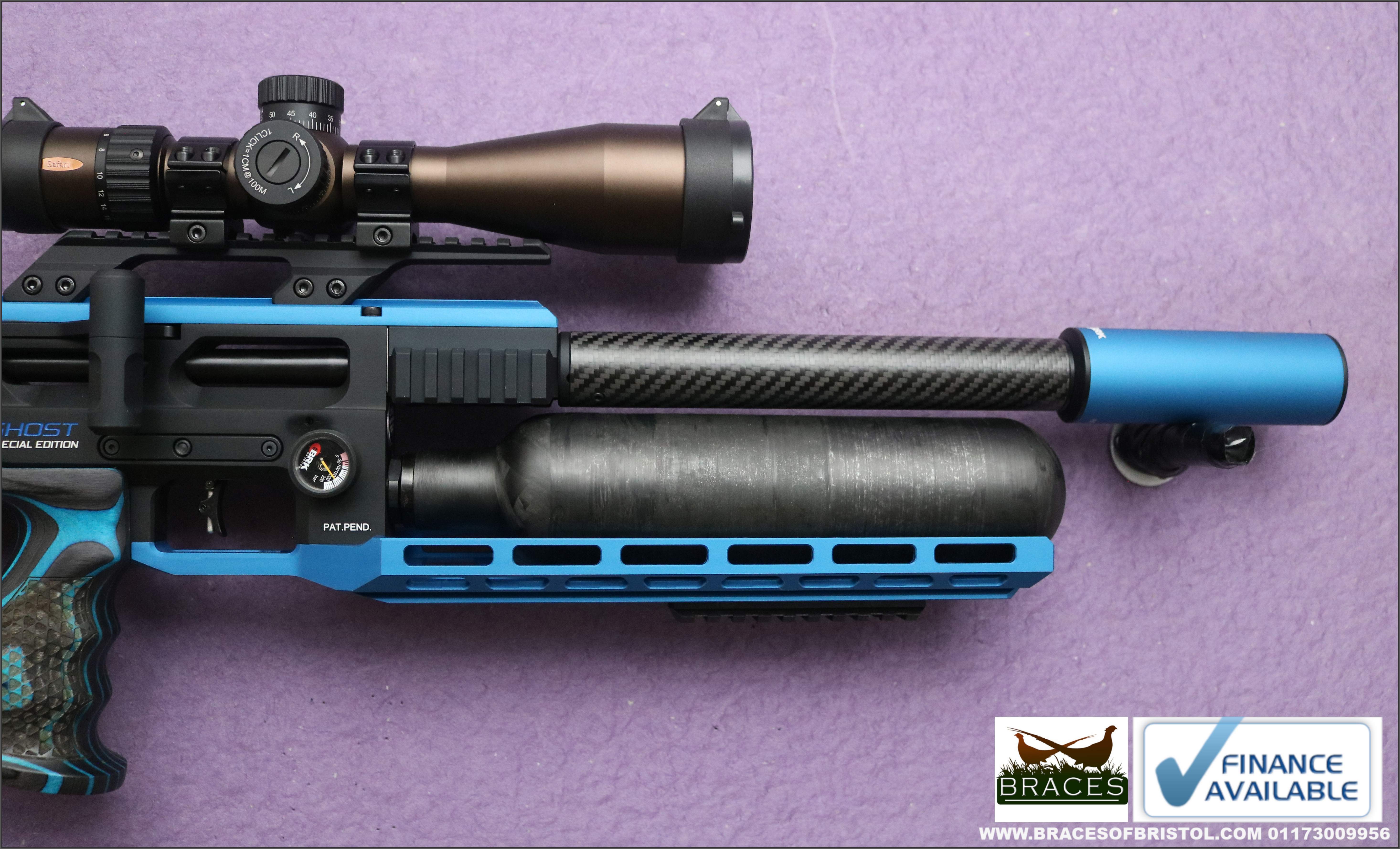 Brocock Ghost Plus Custom Monster Set Up Blue .177 - Braces of Bristol